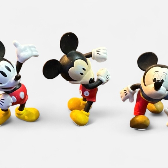 Disney | Other | Disney Mickey Mouse Figure Trio 9th Anniversary Set Of ...